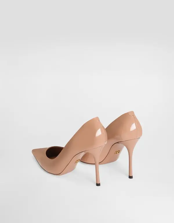 Dolce & Gabbana Patent Leather Pumps - Beige