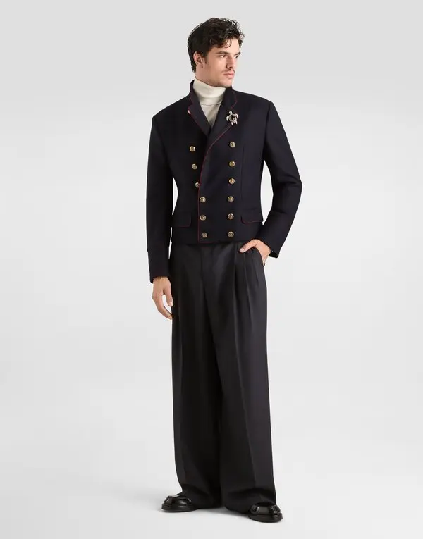 Dolce & Gabbana Wool Faille Trousers