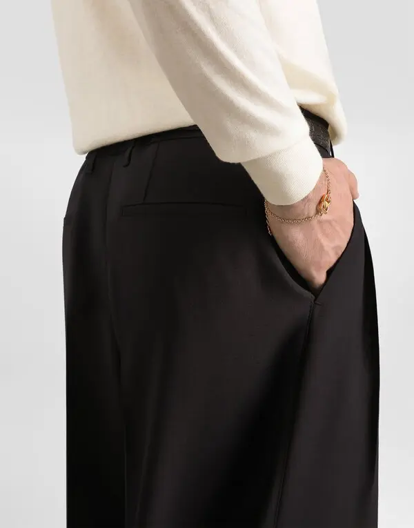 Dolce & Gabbana Wool Faille Trousers