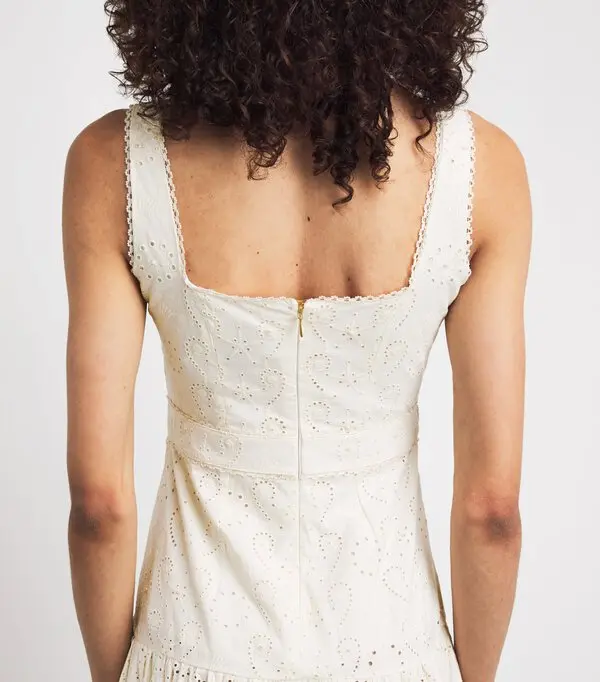 Agua Bendita Cotton Abeja Playa Maxi Dress