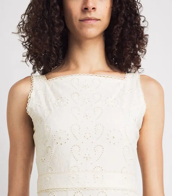 Agua Bendita Cotton Abeja Playa Maxi Dress