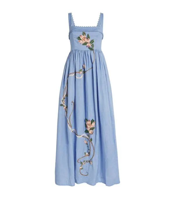 Agua Bendita Barbara Navegante Maxi Dress
