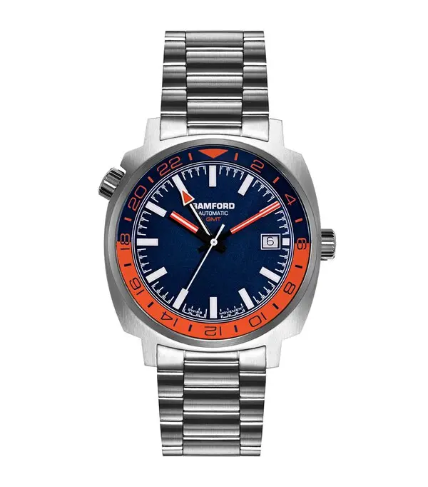 BAMFORD LONDON Stainless Steel Gmt Watch - Blue