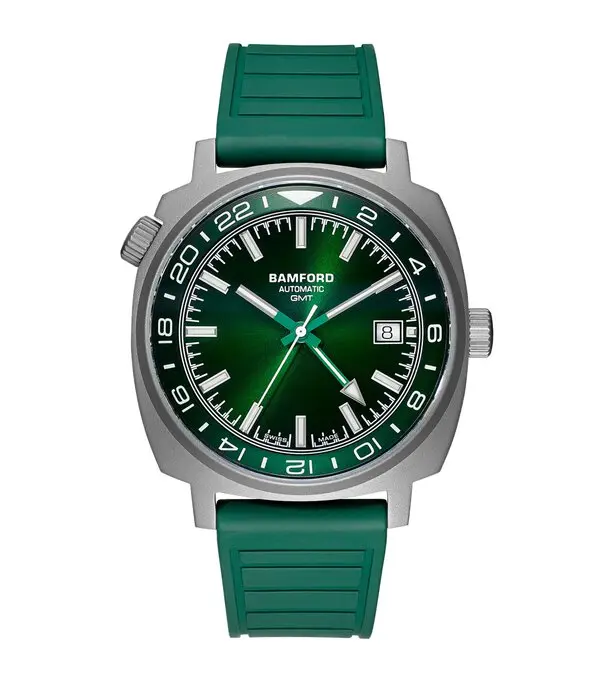 BAMFORD LONDON Titanium Gmt Watch - Green