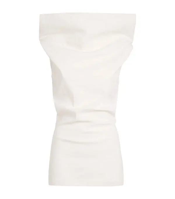 Issey Miyake Sleeveless Mock Neck Top