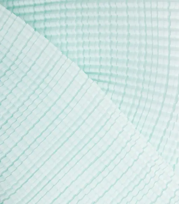 Issey Miyake Wooly Pleats Mock-neck Top