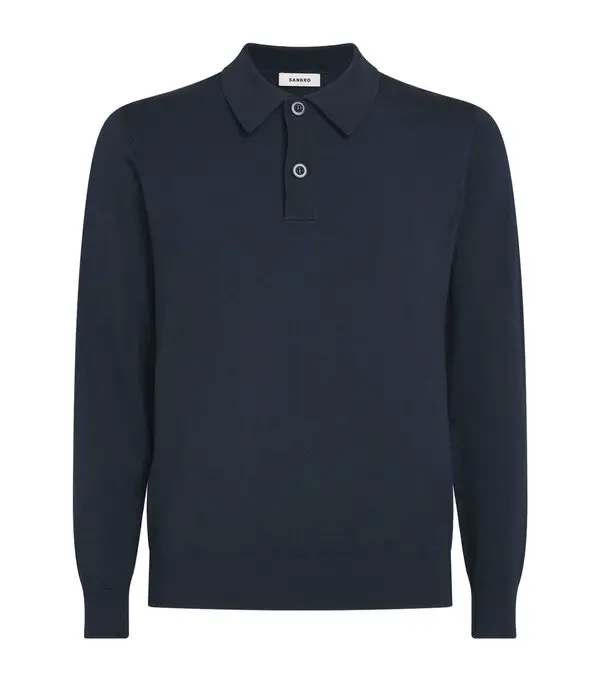 Sandro Long-sleeve Polo Shirt