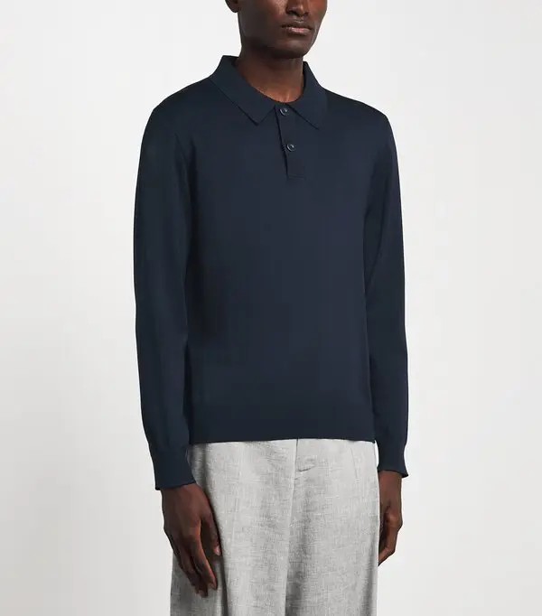 Sandro Long-sleeve Polo Shirt