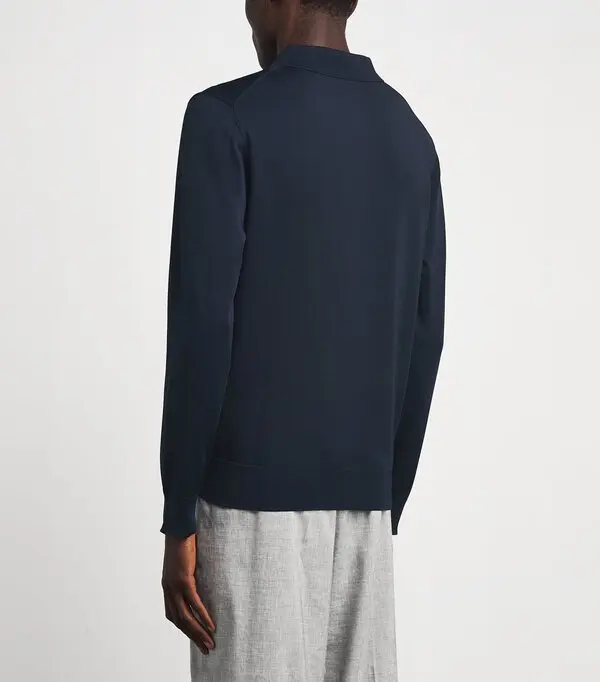 Sandro Long-sleeve Polo Shirt