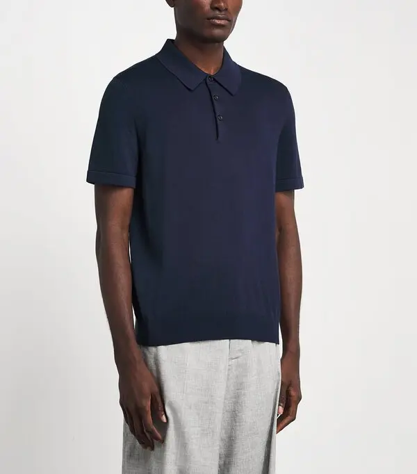 Sandro Cotton-silk Polo Shirt