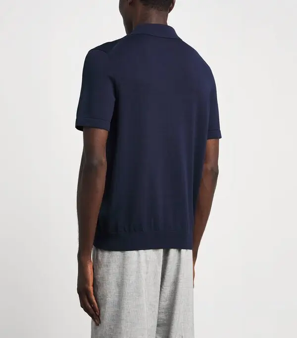 Sandro Cotton-silk Polo Shirt