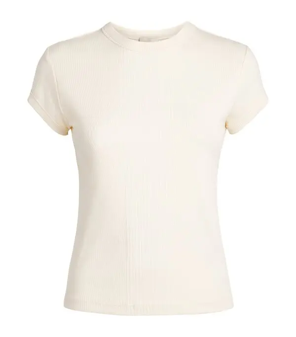 ME+EM Stretch-cotton Rib T-shirt