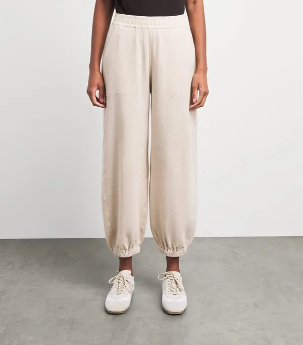ME+EM Stretch-cotton Waffle Sweatpants