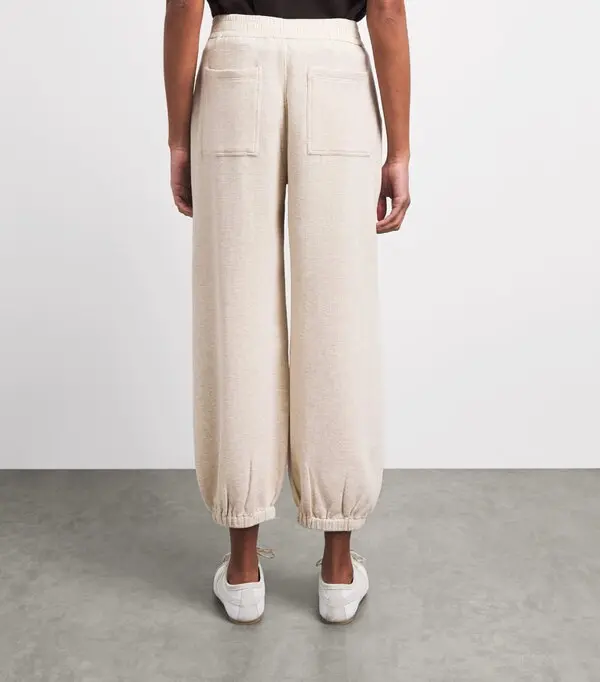 ME+EM Stretch-cotton Waffle Sweatpants