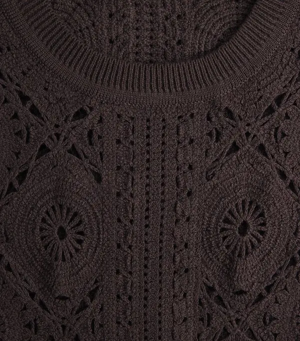 ME+EM Framed Crochet Maxi Dress