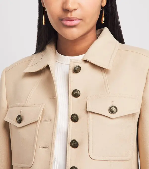 ME+EM Wool-blend Military Jacket