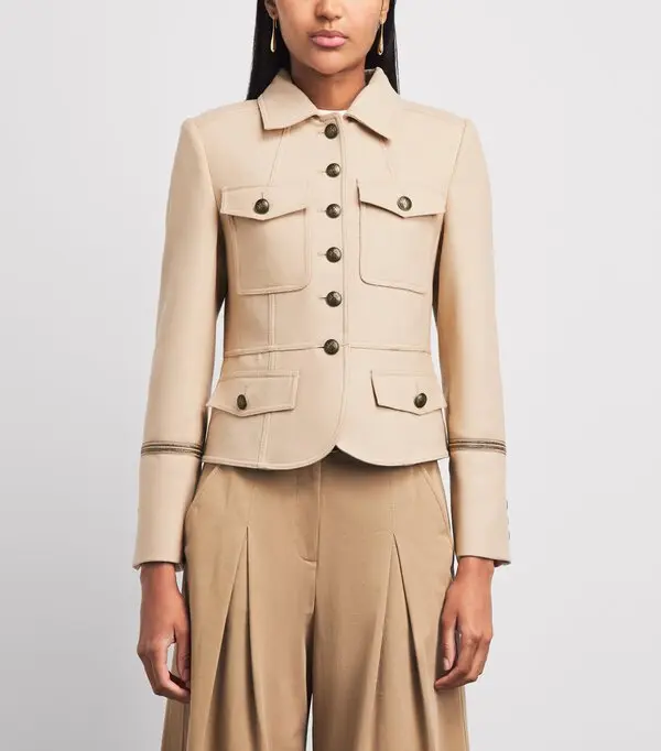 ME+EM Wool-blend Military Jacket