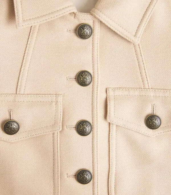 ME+EM Wool-blend Military Jacket