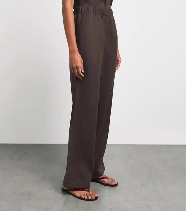 WITH NOTHING UNDERNEATH Hemp The Palazzo Trousers