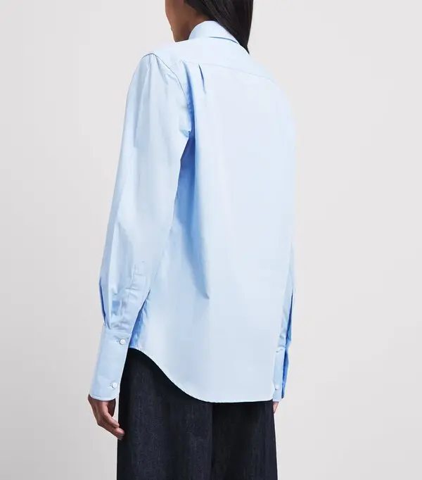 WITH NOTHING UNDERNEATH Exaggerated Cuff The Boyfriend Shirt