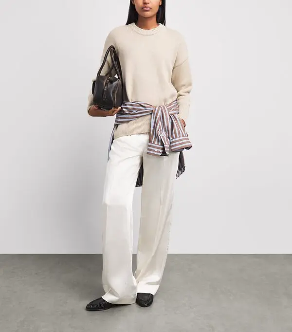 WITH NOTHING UNDERNEATH Cotton Cornwall Sweater