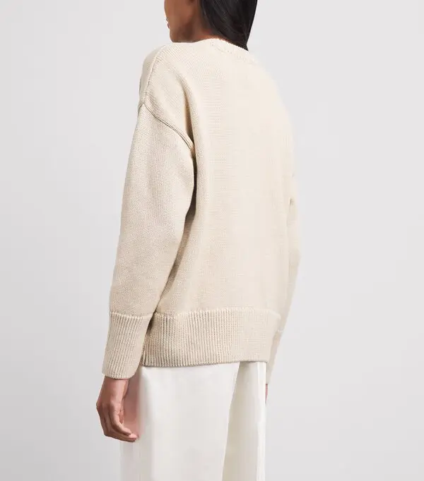 WITH NOTHING UNDERNEATH Cotton Cornwall Sweater