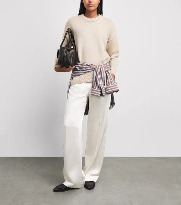 WITH NOTHING UNDERNEATH Cotton Cornwall Sweater