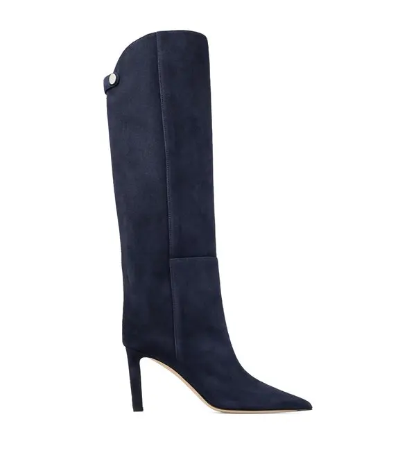 JIMMY CHOO Alizze 85 Suede Knee-high Boots