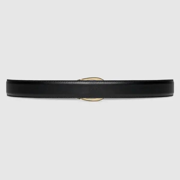 Gucci G Buckle Thin Belt