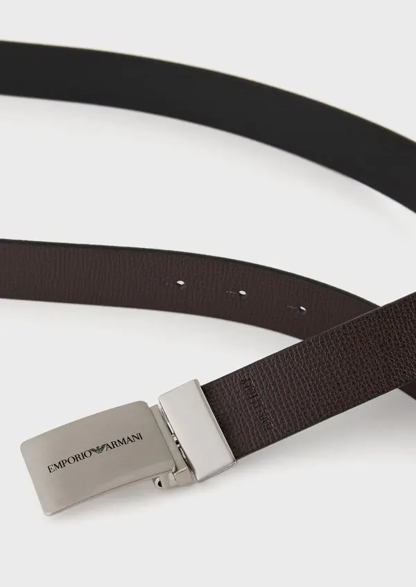 Emporio Armani Logo Double-sided Belt