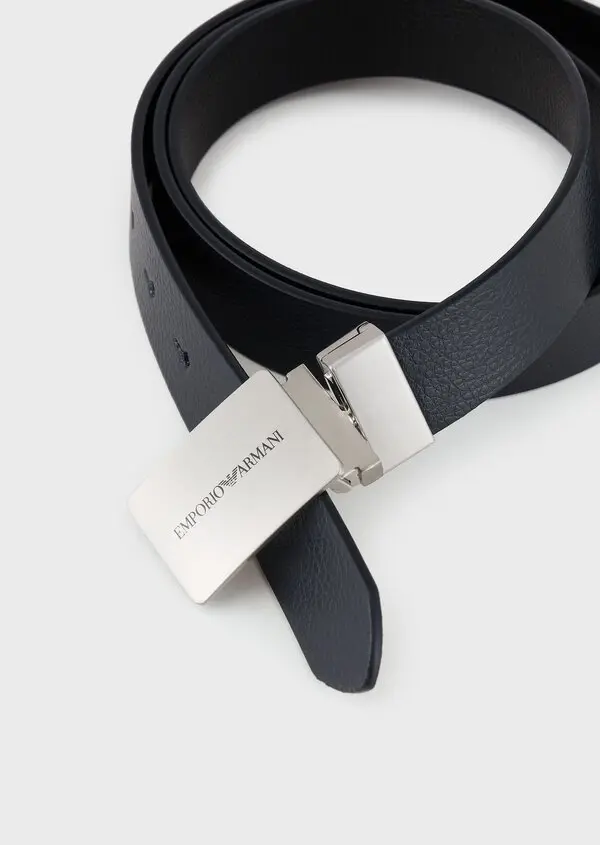 Emporio Armani Logo Double-sided Belt