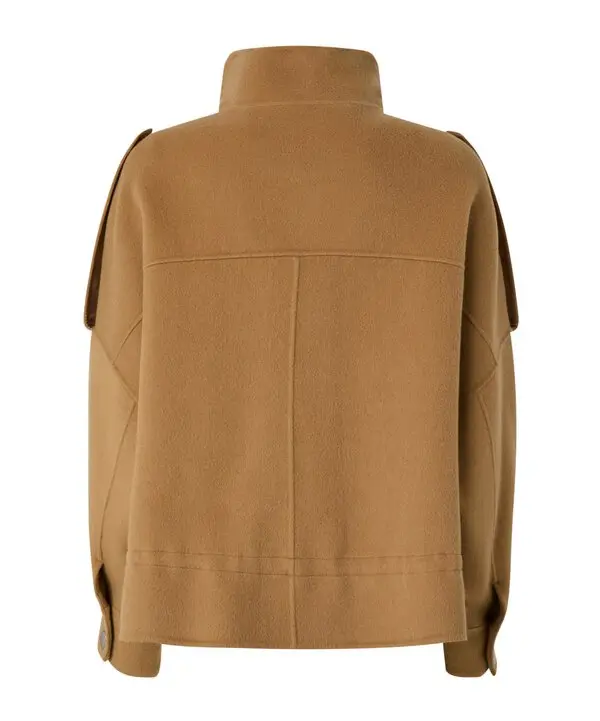 Pinko High-neck Drawstring Hem Jacket