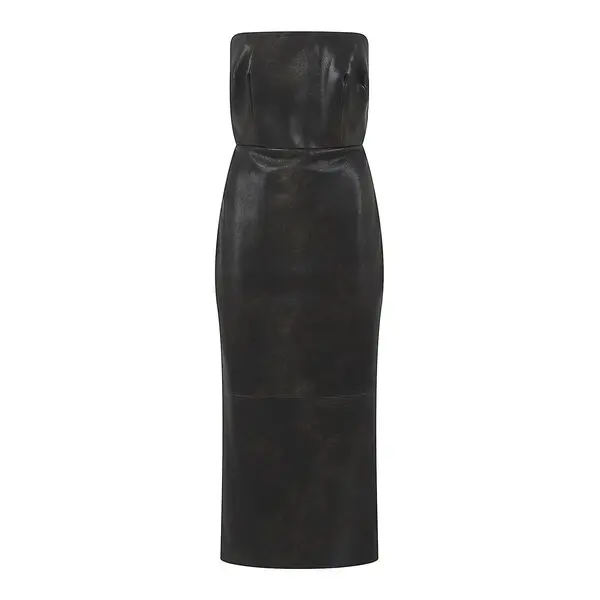 Alex Perry Strapless Midi Dress