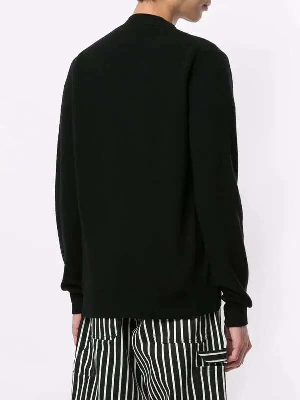 Play Comme Des Garcon Embroidered Logo Cardigan