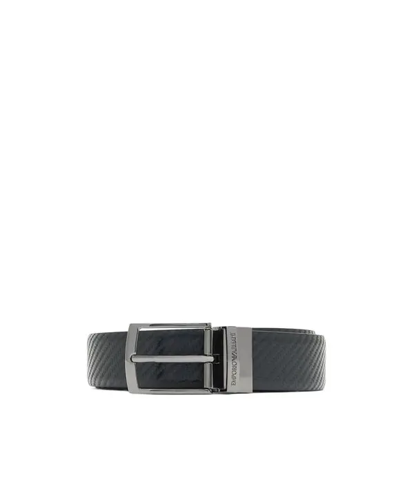 Emporio Armani Embossed Buckle Belt