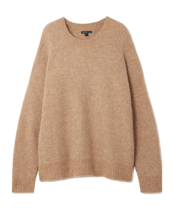 JAMES PERSE Solid Color Knit Sweater