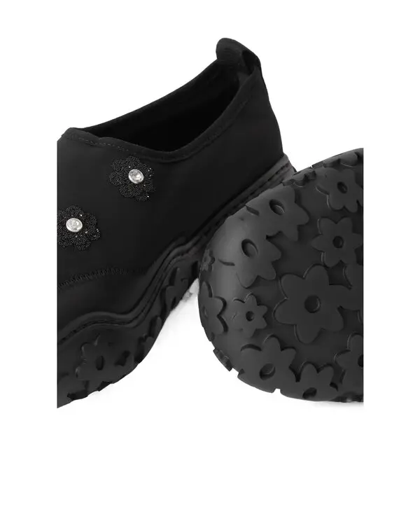 Cecilie Bahnsen All-black Slip-on Casual Shoes
