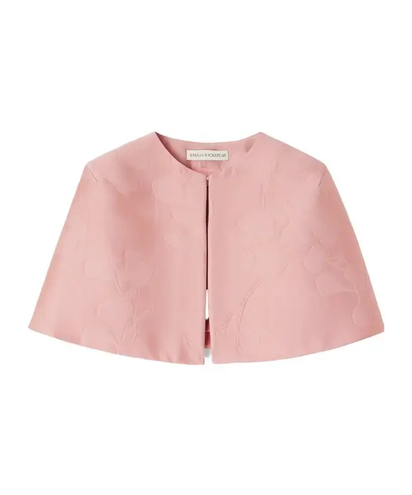 EMILIA WICKSTEAD Textured Cloqué Cape