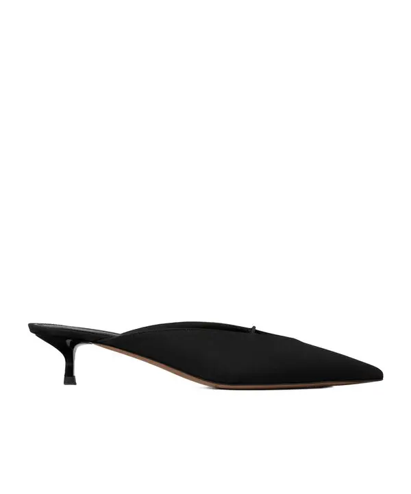 NEOUS Solid Satin Mules