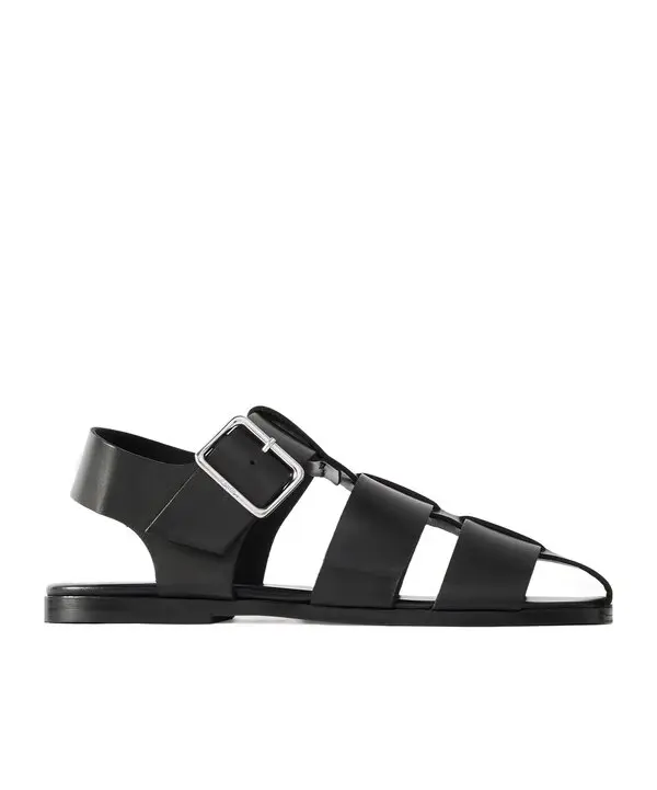 AeydĒ Leather Sandals - Black