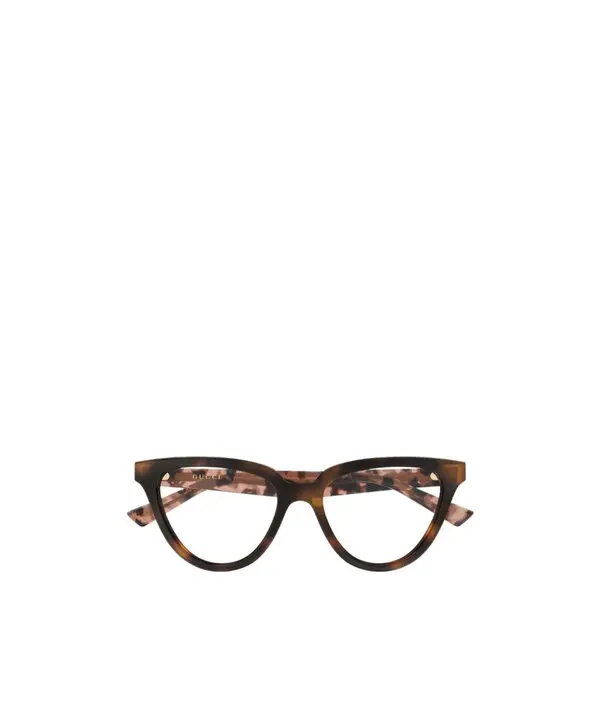 Gucci Tortoiseshell-effect Cat-eye Glasses - Black