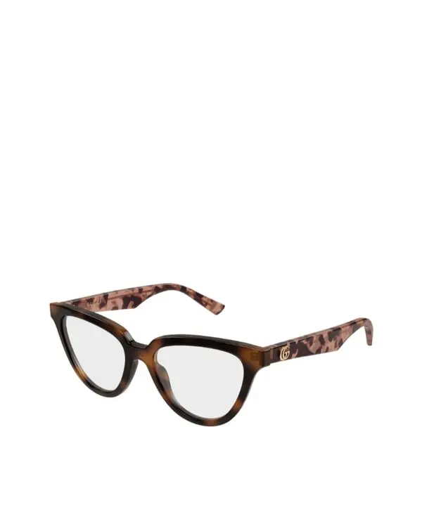 Gucci Tortoiseshell-effect Cat-eye Glasses