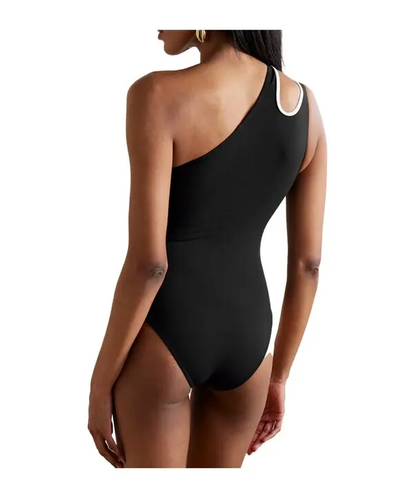 Lisa Marie Fernandez One-shoulder Cutout Swimsuit