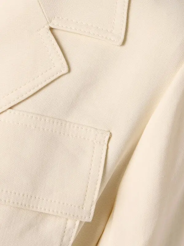 A.L.C. Belted Linen-blend Twill Jacket