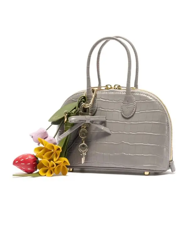 SELF-PORTRAIT Embossed Leather Mini Bag