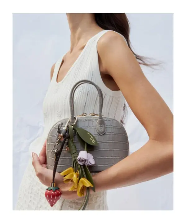 SELF-PORTRAIT Embossed Leather Mini Bag