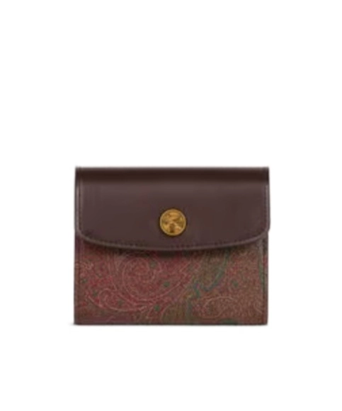 Etro Arnica Tri-fold Paisley-print Wallet