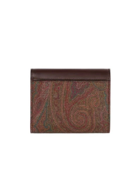 Etro Arnica Tri-fold Paisley-print Wallet