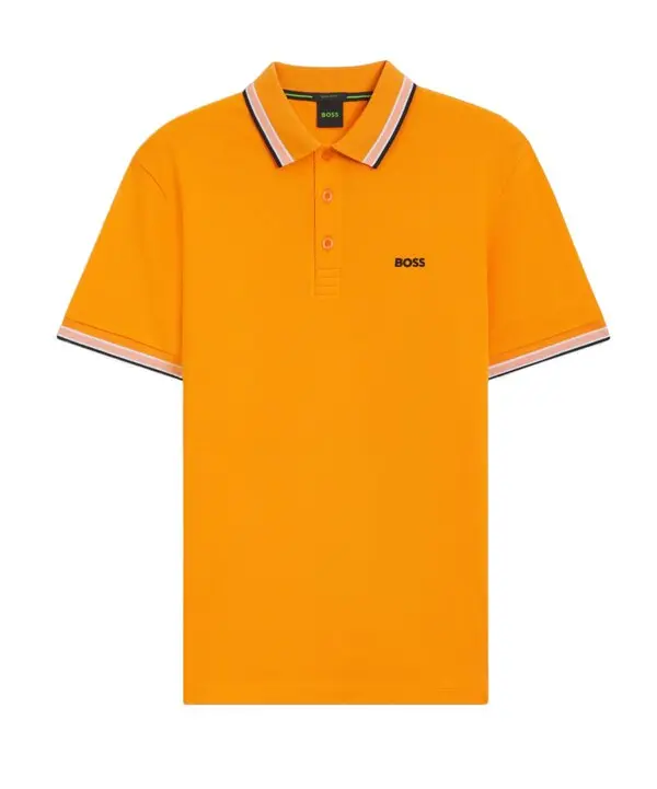 Hugo Boss Tipped-collar Logo Polo Shirt