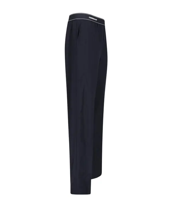 Casablanca Contrast Trim Logo Waist Pants